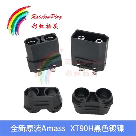 Quickly Charge Amass Xt90 Black Connector Male Female Plug For Battery Esc And Charger Lead