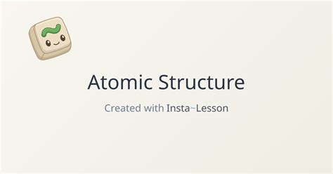 Parts Of An Atom Lesson Plan For Grade 8 Free Educational Lesson