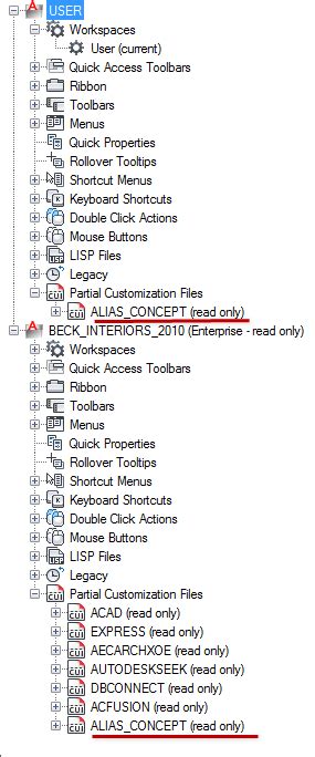 Solved Autocad 2012 And Aliasconceptcuix Loading Twice Autodesk Community