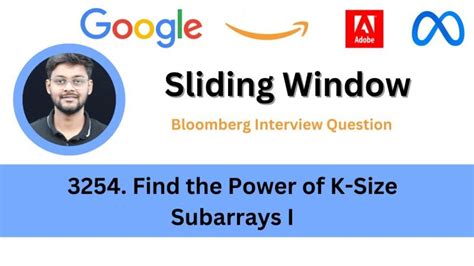solving leetcode 3254 find the power of k size subarrays i sliding