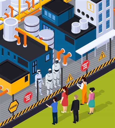 Free Vector Artificial Intelligence Isometric Composition
