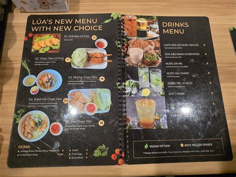 Menu At Quan Lua Restaurant Springvale