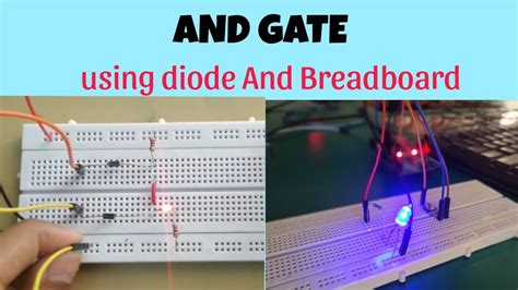 And Gate ⛓️using Diode⏯️➿on Breadboard Practical ।। Prove Conditions ️ ।। Sstechnical20