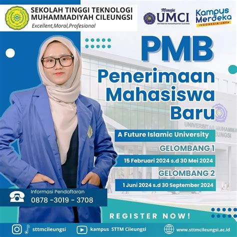 Penerimaan Mahasiswa Baru Pmb Stt Muhammadiyah Cileungsi Ta 2024 2025 Sekolah Tinggi