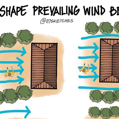07sketches Architecture Design On Instagram Trees Shape Prevailing Wind Behaviour Follow Fo