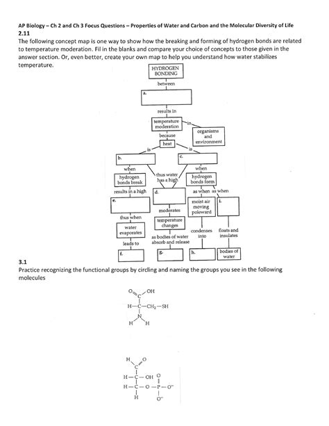 AP Bio Unit One Resources CHM Studocu