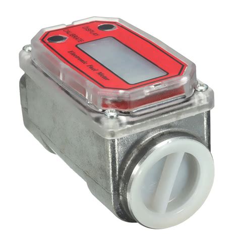 Digital Fuel Flow Meter Diesel Gasoline Methanol W Vicedeal