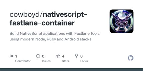 GitHub Cowboyd Nativescript Fastlane Container Build NativeScript Applications With Fastlane