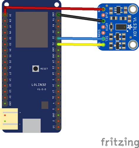 Vl53l0x Time Of Flight Sensor And Esp32 Esp32 Learning