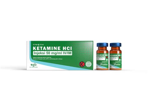 Ketamine 50mgml Injection Bernofarm