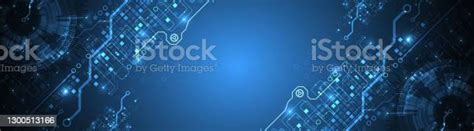 추상 빛나는 기술 배경 통신 개념 과학 프리젠 테이션을위한 템플릿 벡터 그림입니다 0명에 대한 스톡 벡터 아트 및 기타 이미지 0명 가상현실 개념 Istock