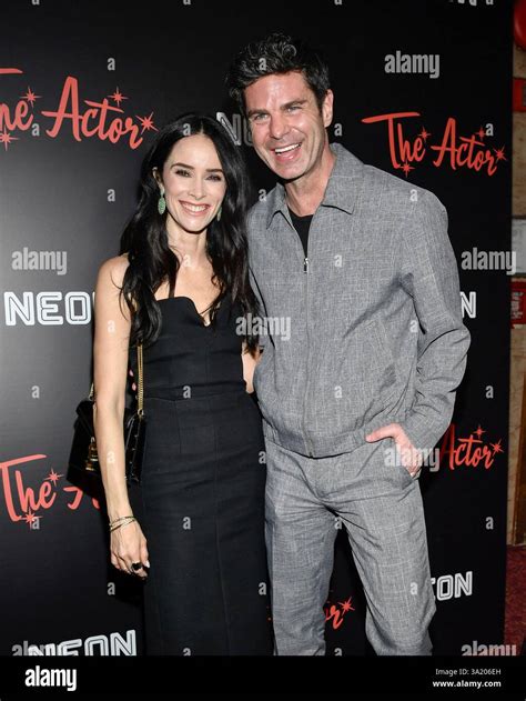 Abigail Spencer Left And Sterling Jones Attend The Premiere Of Neons