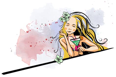 矢量女孩插图图片 抽象矢量比基尼美女插图素材 高清图片 摄影照片 寻图免费打包下载