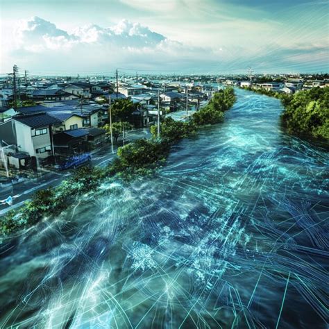 Smart Flood Monitoring And Early Warning Systems Premium Ai Generated