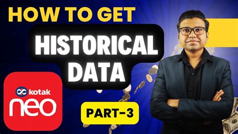 Historical Data In Kotak Neo API AlgoTradingWithVijay Kotak Neo API Integration Part