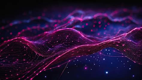Premium Photo Digital Technology Background Network Connection Dots And Lines