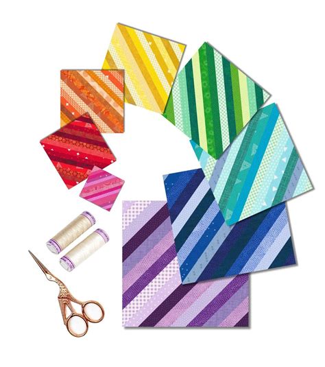 Diagonal Stripes Sizes Quilt Block Pattern PDF Instant Download Modern Quilt Pattern