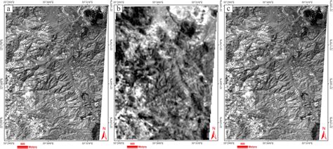 A Spatial Details Of Mean Spectral Bands Of Wv 3 Swir Data With Pixel