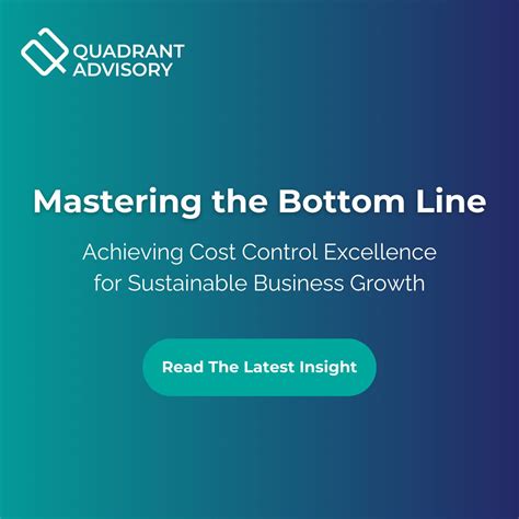 How To Achieve Cost Control Excellence For Sustainable Growth