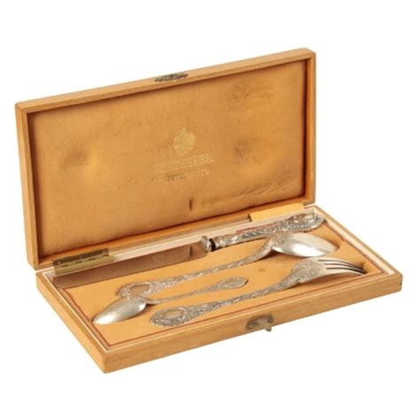 A Travelling Cutlery Set By Grachev Brothers St Petersburg 1 In