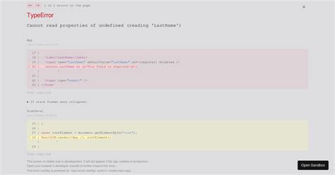 React Hook Form Useform Template Forked Codesandbox