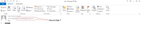 Excel Hide Sender Email Address When Sending Email Stack Overflow