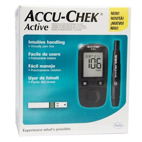 ACCU CHECK Active Blood Glucose Monitor Palamou