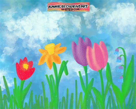 Custom Floral Procreate Color Palette And PDF Color Swatches Etsy