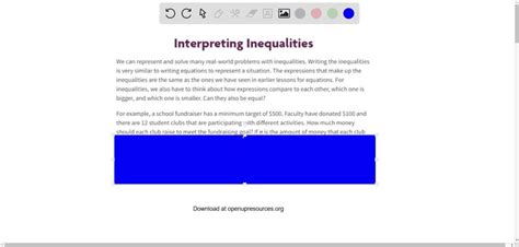 ⏩solved summary lesson interpreting inequalities numerade