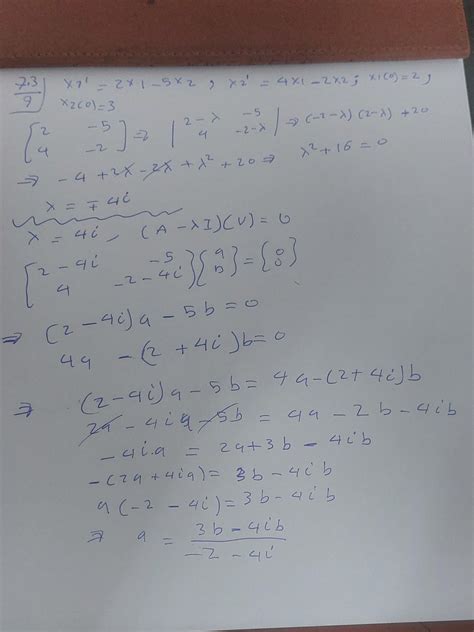 Solved In Problems Through Apply The Eigenvalue Method Chegg