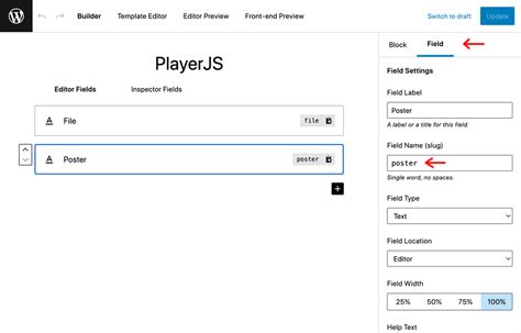 wordpress plugin docs playerjs