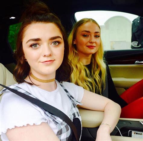Sophie Turner And Maisie Williams Social Media Pics 08 26 2017