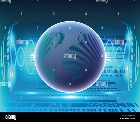 Global World Map Cyber Line System Transformation Network Connection Business Zone Online