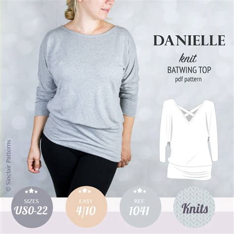 Sewing Pattern Batwing Top At Holly Stine Blog