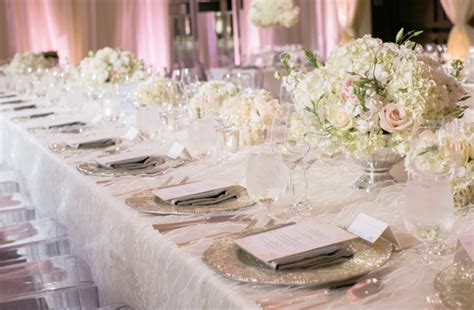 Rectangle Table Arrangments Event Design Romantic Table Decorations