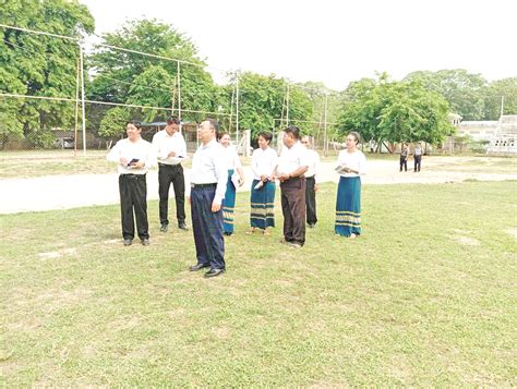 ဒုတိယဝန်ကြီး ဦးထိန်လင်း ပဲခူးတိုင်းဒေသကြီးအတွင်းရှိ အားကစားကွင်း