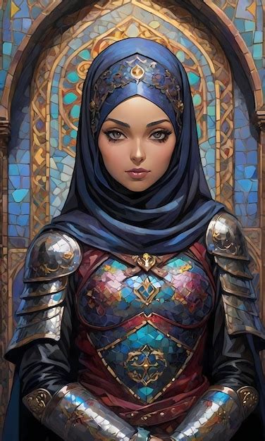 Premium Ai Image Hijab Girl