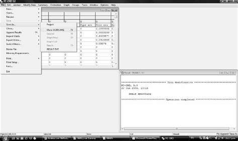 Guardando La Matriz De Datos Transformados Como La Nueva Matriz