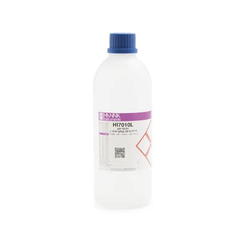 PH 10 01 Buffer Solution 500 ML Bottle Aquaculture ID