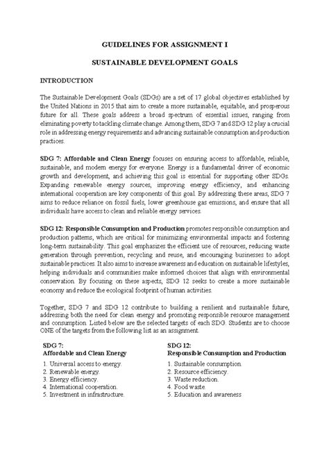 Assignment Chm092 V2 Aaa Guidelines For Assignment I Sustainable