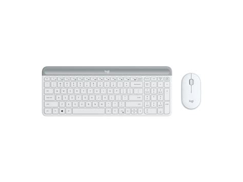 Logitech Mk Slim Keyboard Mouse Combo White Vibe Gaming