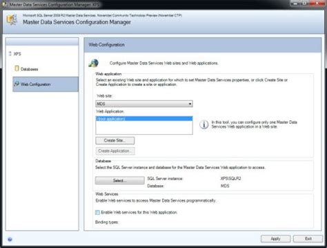 Sql Server Simple Installation Of Master Data Services Mds And