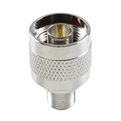 2pcs Rf Connector N Male Plug Male Pin To F Female Vicedeal