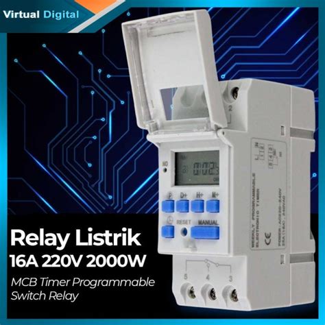 Jual Saklar Listrik Otomatis Timer Digital Programmable Switch Relay
