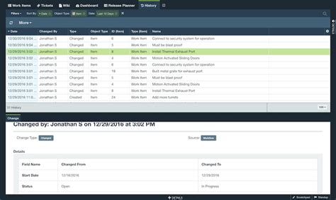 history axosoft documentation