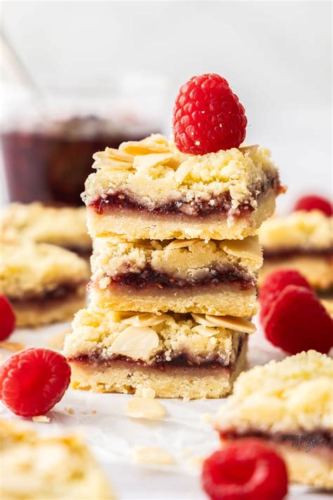 Raspberry Shortbread Bars Easy And Portable Sugar Salt Magic
