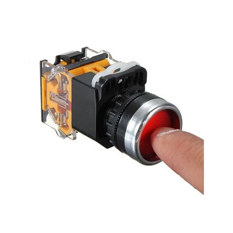 Boton Industrial Push Button Tipo Push Button Industrial Verde