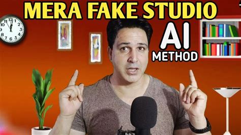 Make Youtube Room Setup With AI Tool Fake AI Youtube Studio YouTube