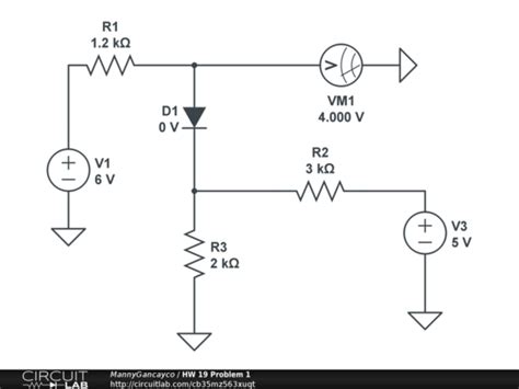 HW 19 Problem 1 CircuitLab HW 19 Problem 1 CircuitLab