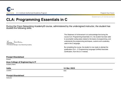 Cisconetworking Cprogramming Networkingskills Careergrowth Pranjal Khandelwal